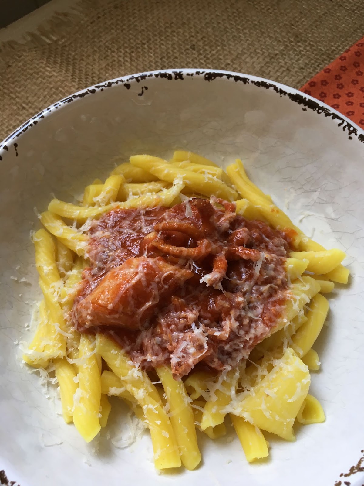 Comidas & Rumos: TORCHIETTI AO LIMONE COM MOLHO DE LULAS