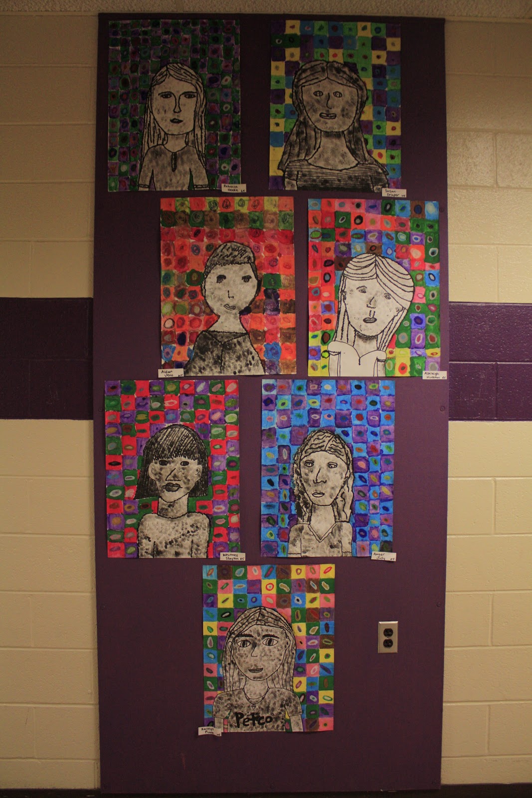 Peace Love & Art Class: Fifth Grade Double Self-Portraits and Third ...