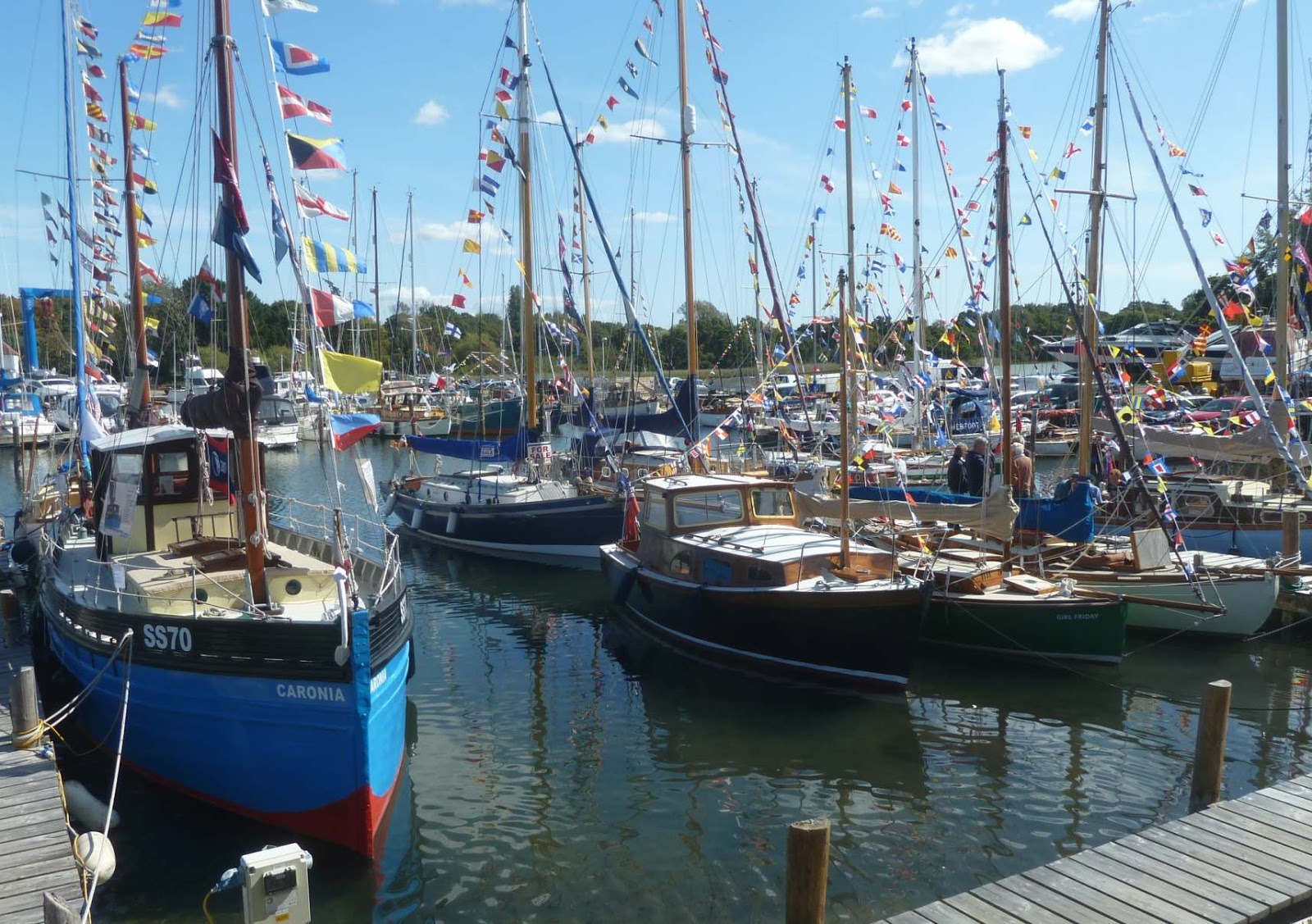 Bursledon Blog: Birdham Pool Marina Classic Boat Festival