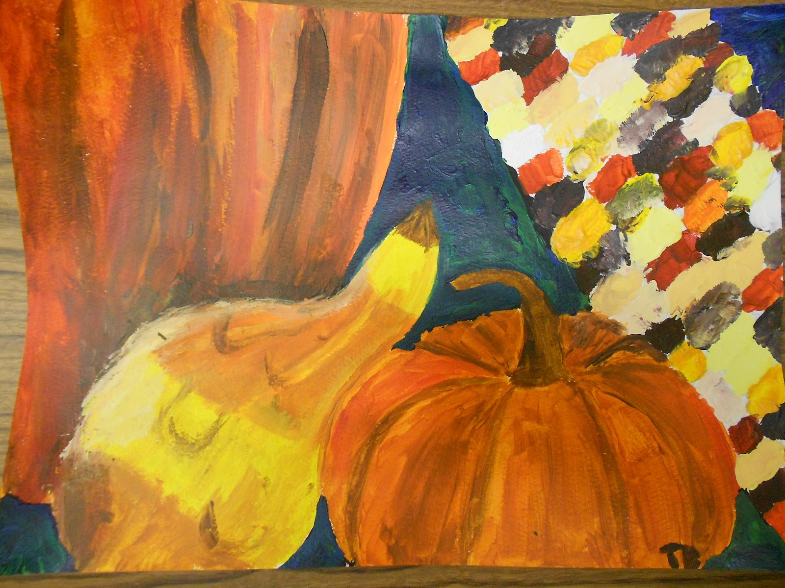 Art 2 with Mrs. Schneid: Fall Still life Assessment