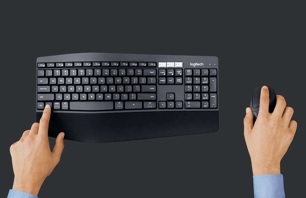 Logitech MK850 mouse dan keyboard wireless yang nyaman digunakan - XVNX