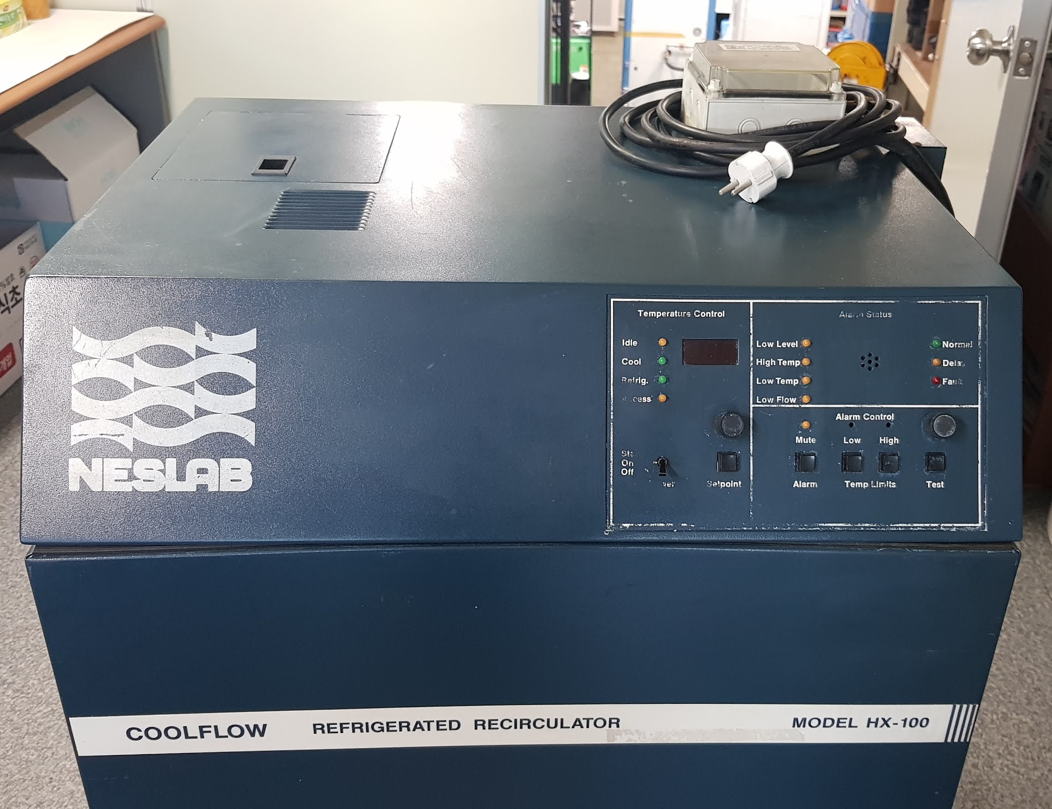 (주)남양씨엔에스: [중고] 네스랩 칠러 HX-100 NESLAB 공냉식 냉각기 정밀온도제어 NESLAB ...