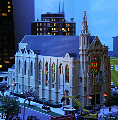 He Died For My Grins: LEGO Holy Buildings