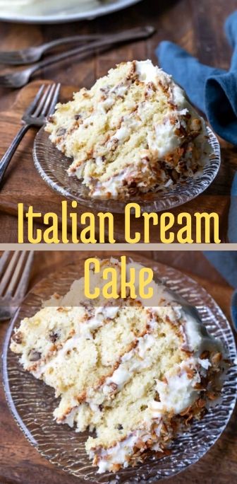 Italian Cream Cake - Feeding Yours Life