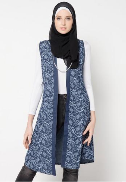 38 Ide Terkini Model Cardigan Batik Lengan Panjang