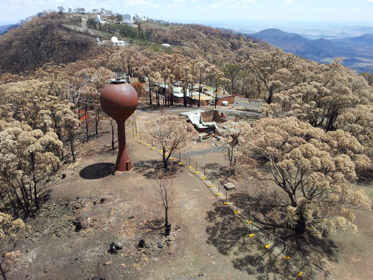 astropixie: siding spring obs fires: before and after fires