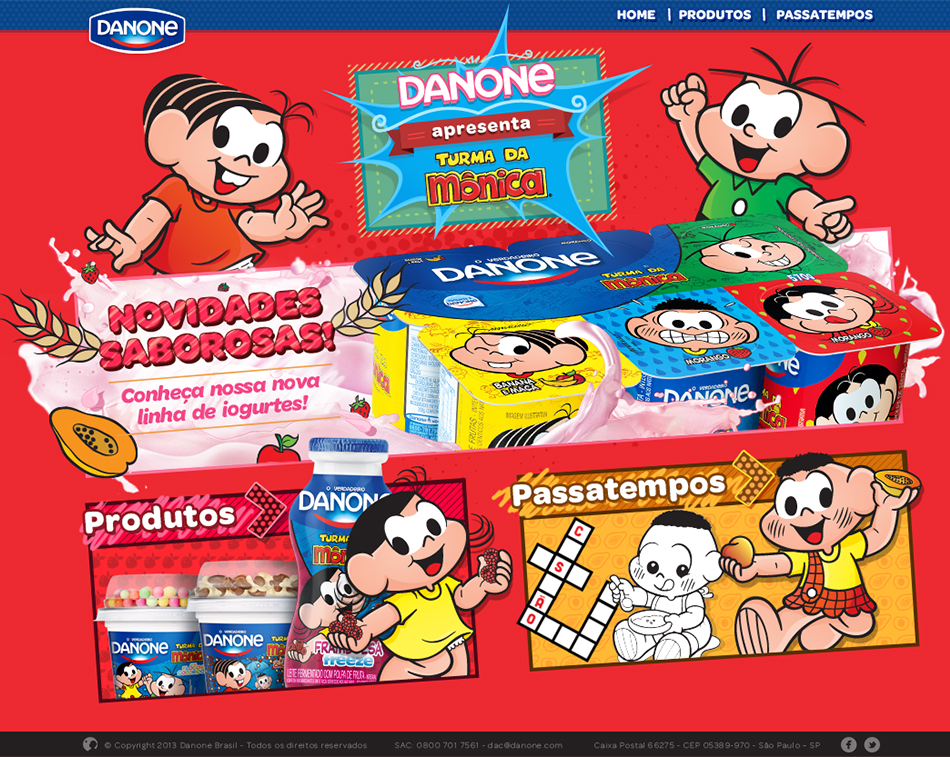 Grupo Anel: Danone quer faturar R$ 2 bi com ajuda da Turma da Monica
