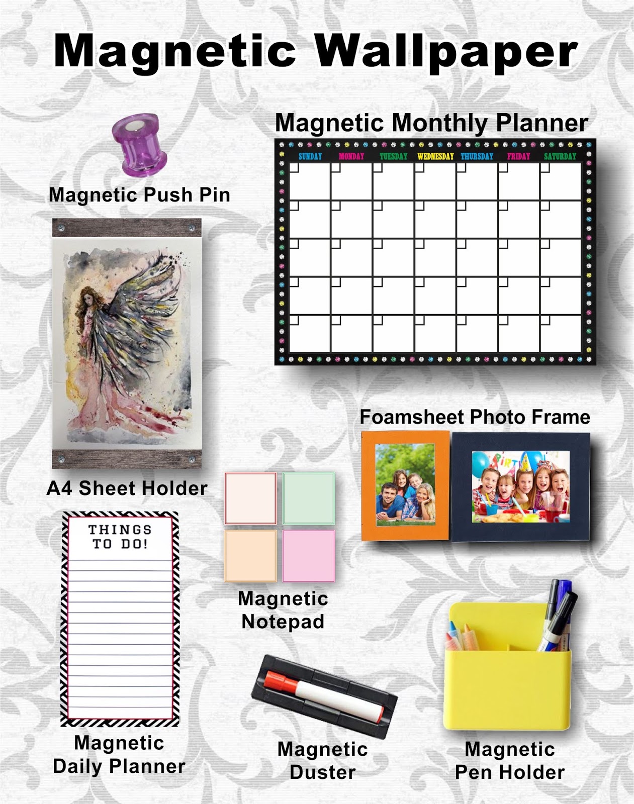 Save Paper using Magnetic Writable Wall: Magnetic Writable Wall