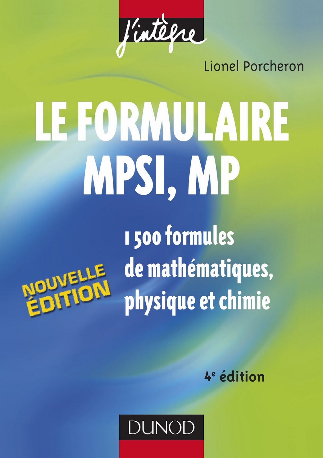 Le formulaire - MPSI et MP - Mathématiques Physique Chimie (Ancien ...