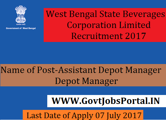 West Bengal State Beverages Corporation Limited Recruitment 2017– 75 ...