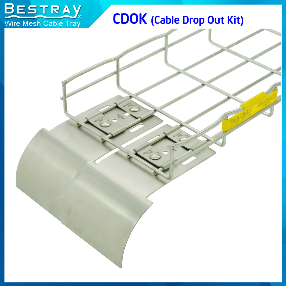 Máng Cáp Dạng Lưới | Phụ Kiện Máng Lưới Bestray | Cable Drop Out Kit (CDOK)