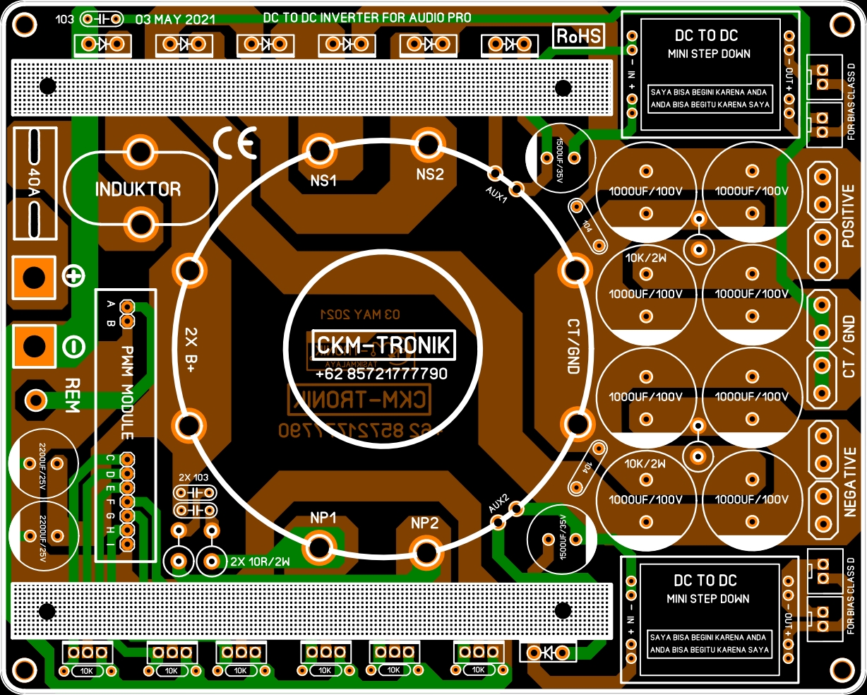 CKM TRONIK: DC TO DC INVERTER NEW DESIGN