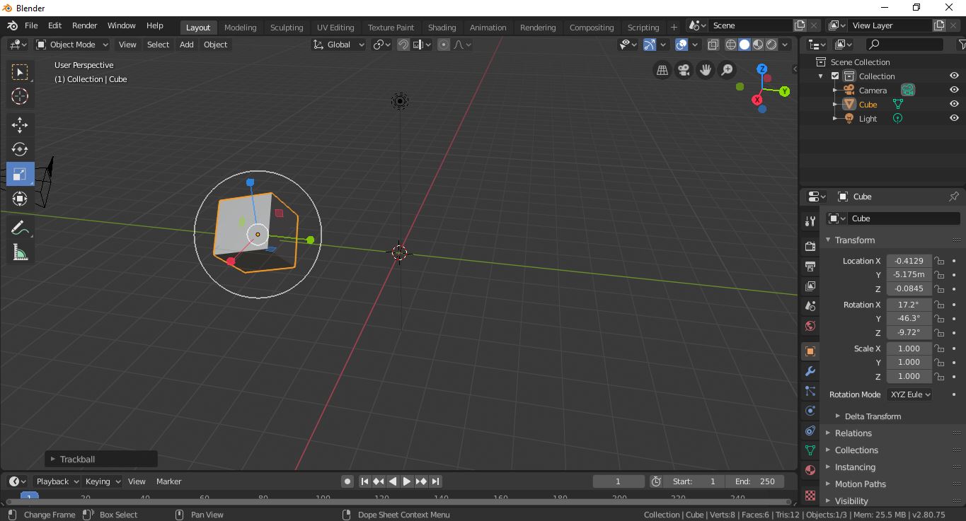 Tutorial Blender #01 - Standard Mesh