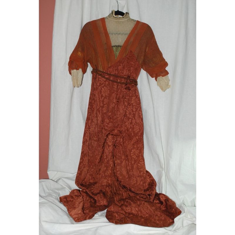All The Pretty Dresses: Edwardian Copper Colored Dress