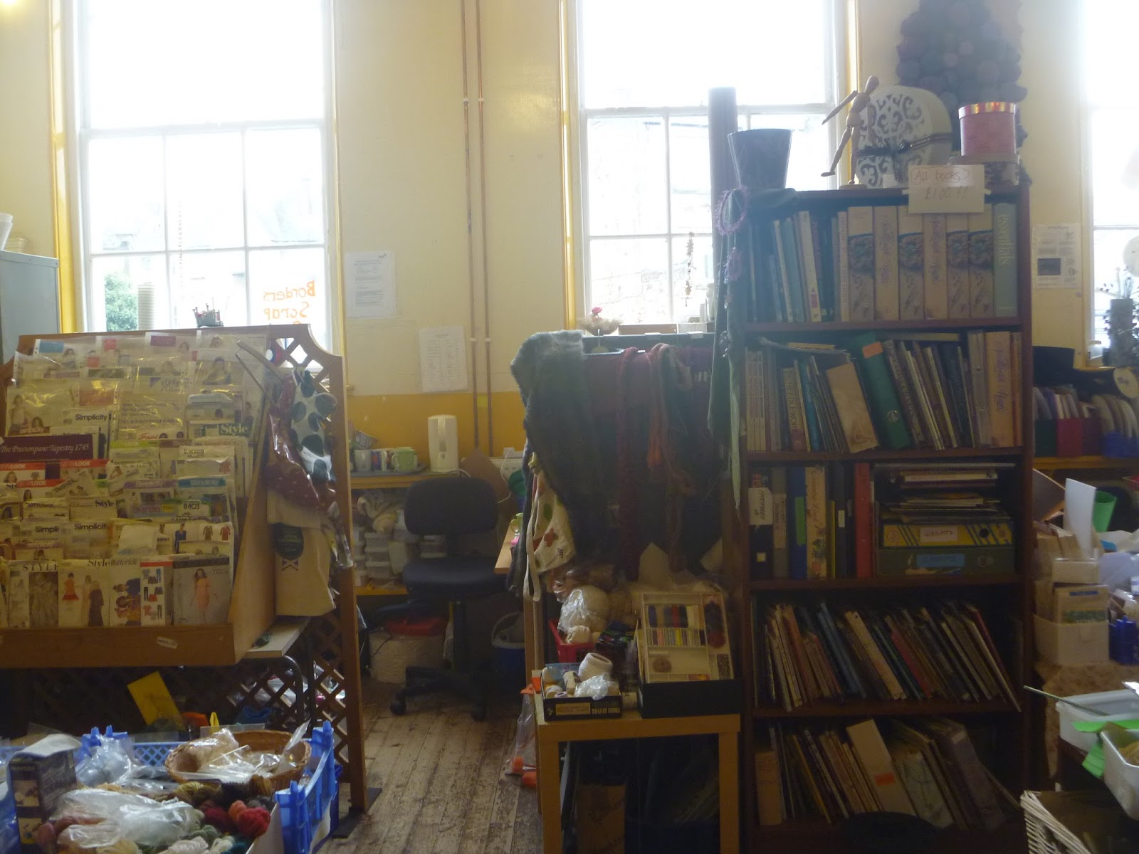 Crafty Green Poet: A Visit to Borders Scrap Store