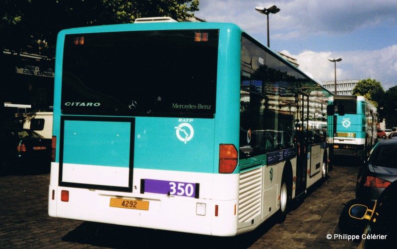 Les Tramways,Métro,RER,Bus de la RATP: Bus 350