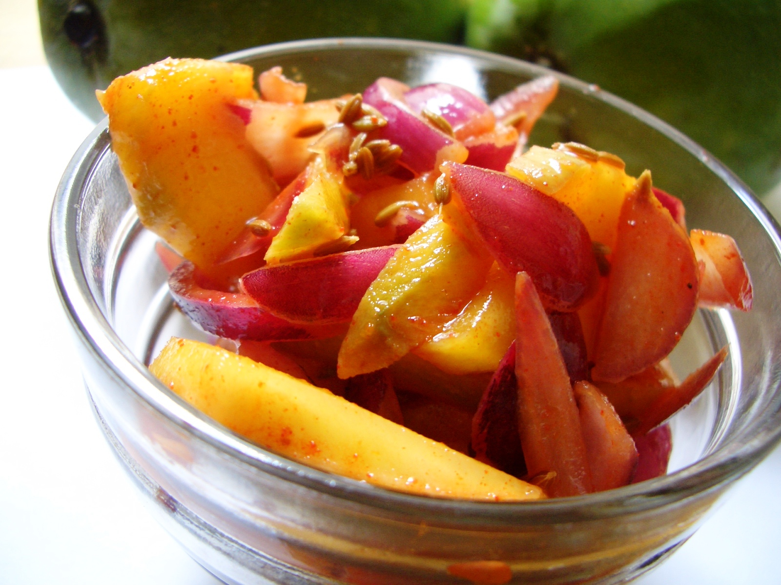 Green Mango With Salt And Pepper