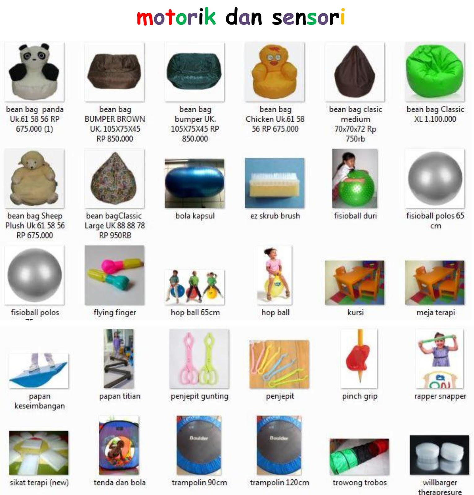 Gshop Peralatan Terapi & Mainan Edukatif: KATALOG PRODUK GSHOP