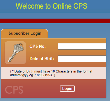 CPS -Account Statement Slip