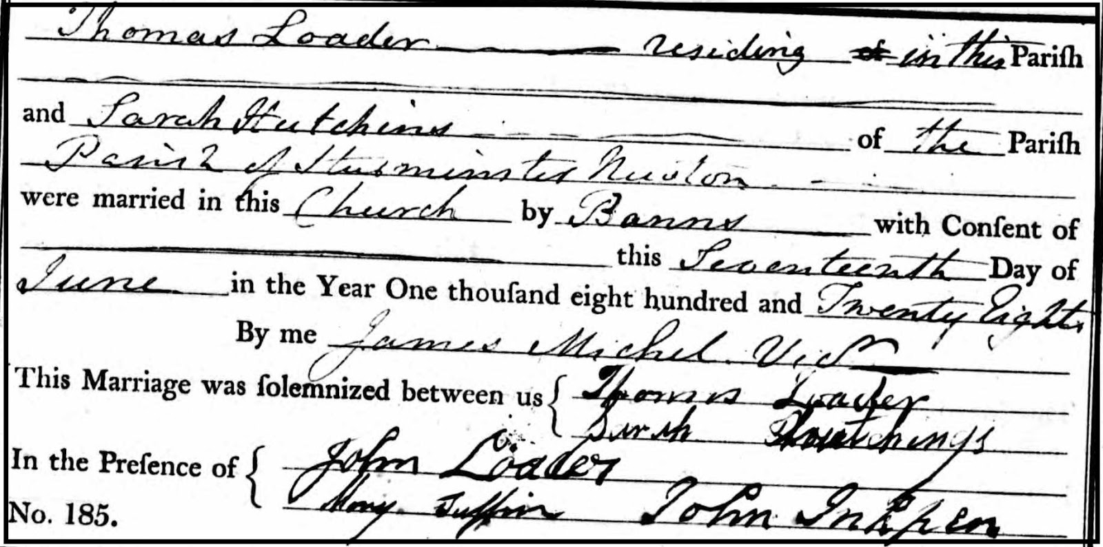 Our Loader & Northover Family Trees from Dorset, England.: PART 1 ...