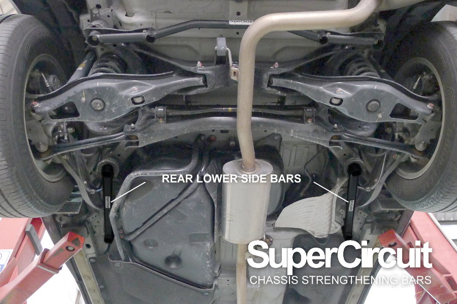 SUPERCIRCUIT CHASSIS STRENGTHENING BARS: Honda CR-V (RW) Rear ...