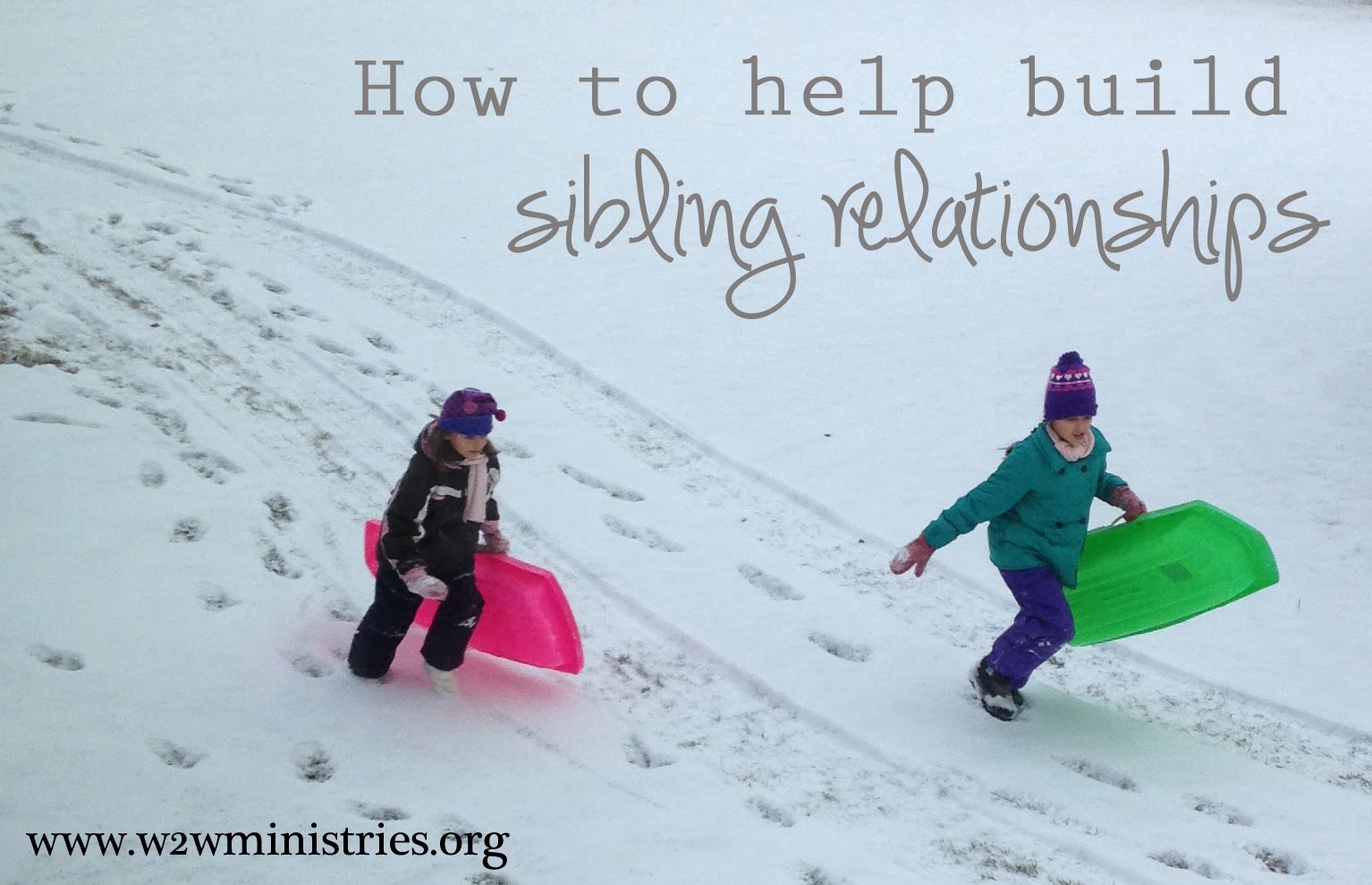 Woman to Woman: How to Help Build Sibling Relationships