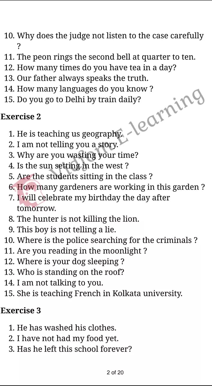 NCERT Solutions For Class 12 English Translation Chapter 2 Tenses Light ncert-solutions-for-class-12-english-translation-chapter-2-tenses-light