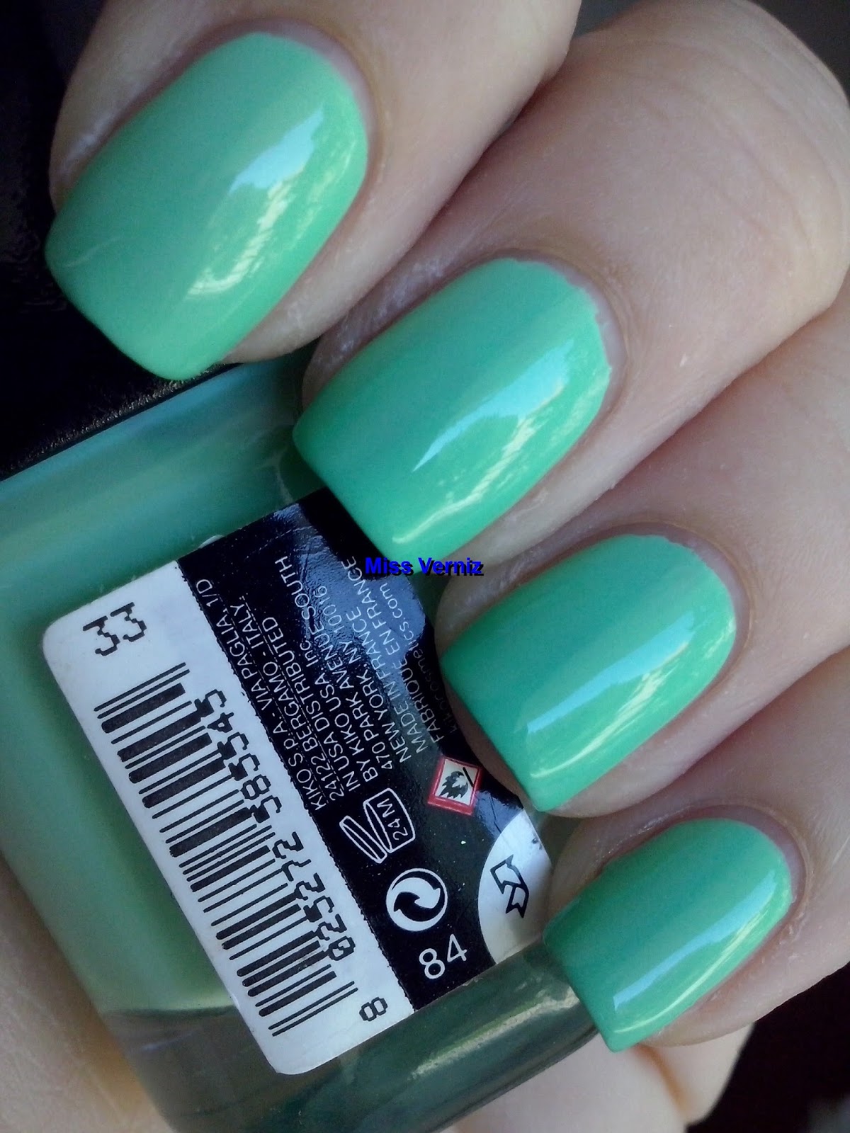 Ana_missverniz: Kiko Power Pro Numero 33 : Mint Milk