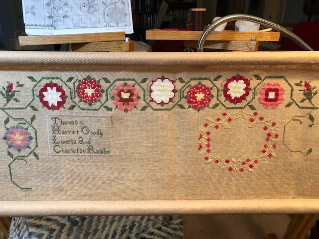 xstitchaddict: Susan Rambo 1839 Sampler