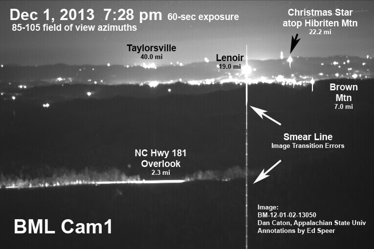 The Brown Mountain Lights: BML Cam1 Jonas Ridge Camera (Dec 2013)