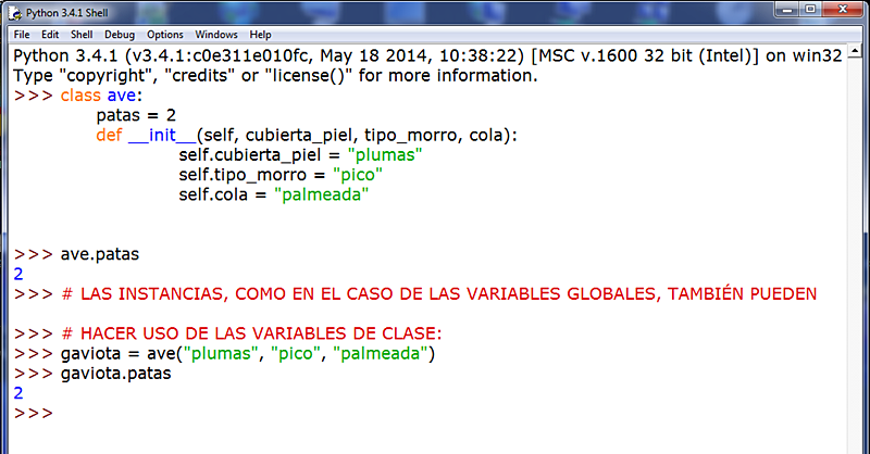 APRENDER A PROGRAMAR CON PYTHON: DOCSTRINGS Y VARIABLES DE CLASE