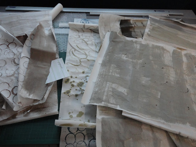 zotvanletters: rice paper collage