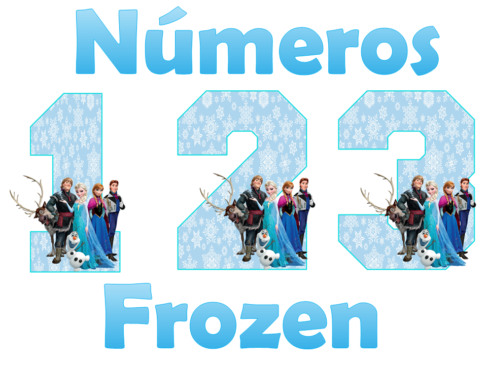 Kits imprimibles gratis : Frozen Números