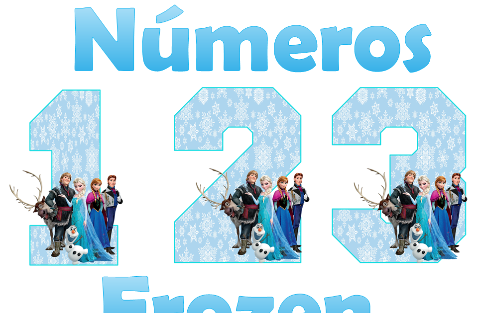 Kits imprimibles gratis : Frozen Números