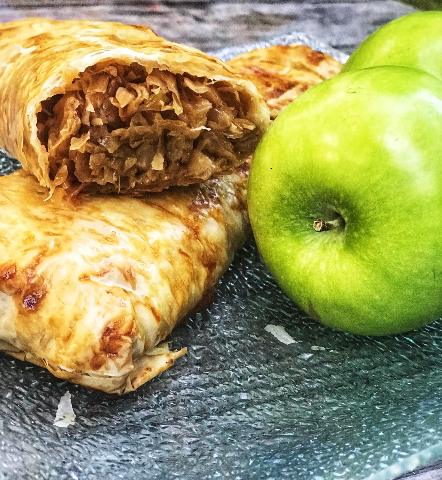 Cabbage and Apple Strudel