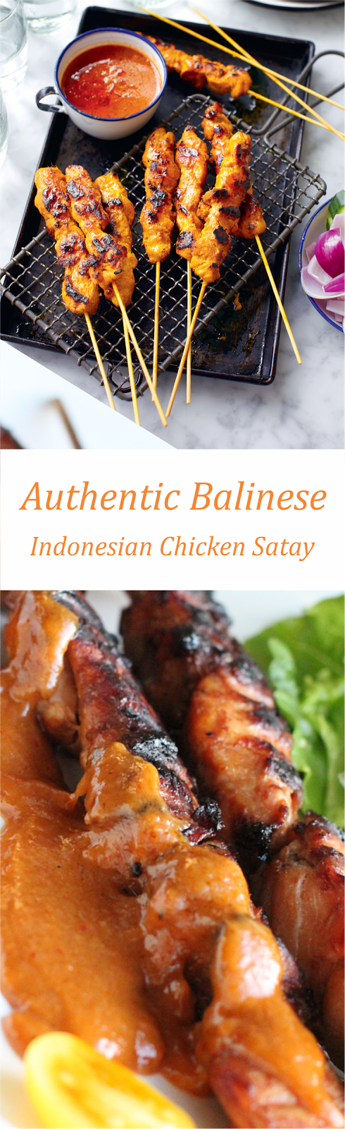Authentic Balinese Indonesian Chicken Satay - CUOCERE CON AMY