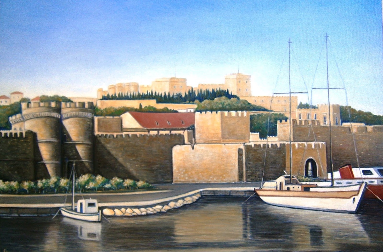 MYSTELIOSART & PAINTING BLOG: ΤΟ ΚΑΣΡΟ ΤΗΣ ΡΟΔΟΥ