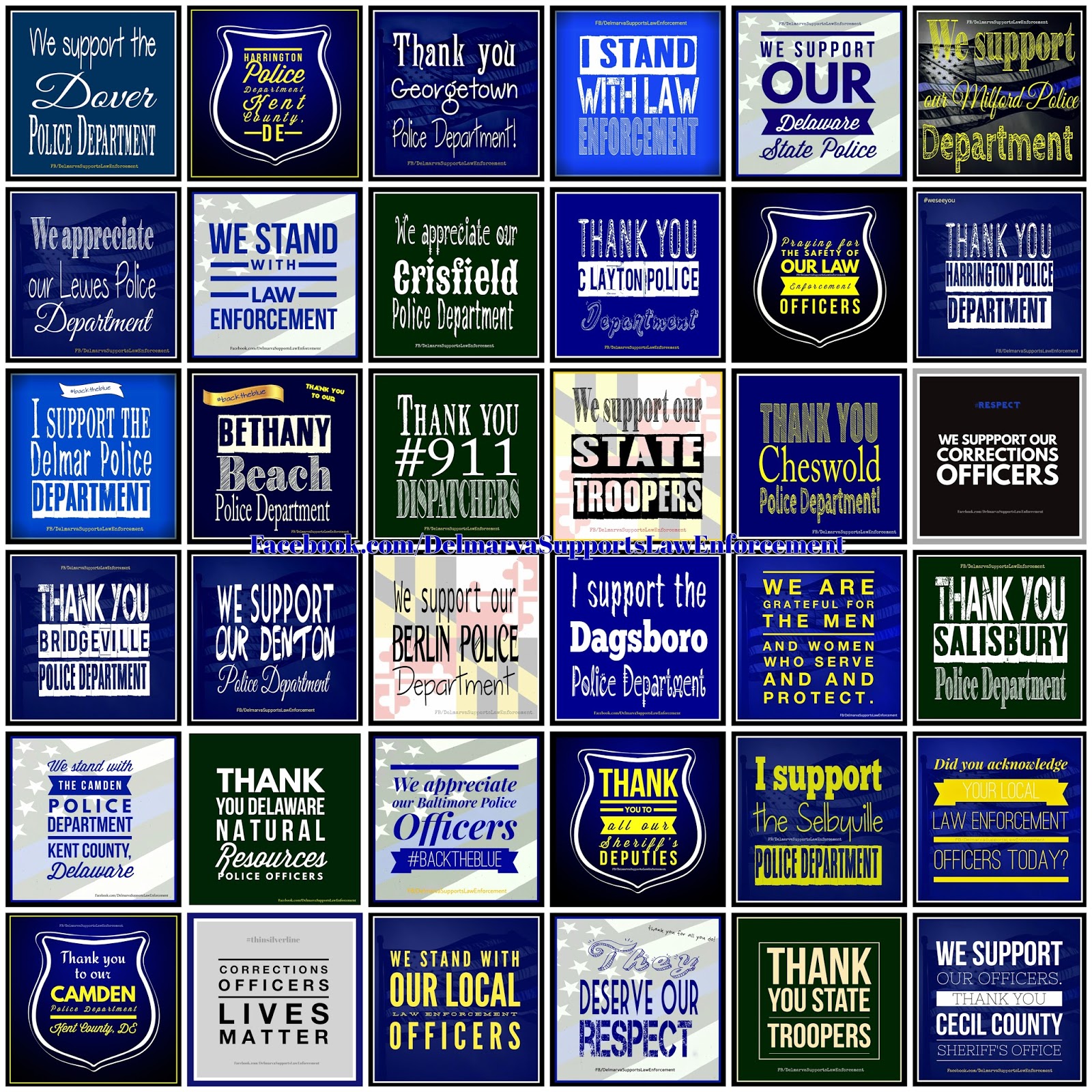 Delmarva Supports Law Enforcement: "We Stand With Law Enforcement ...