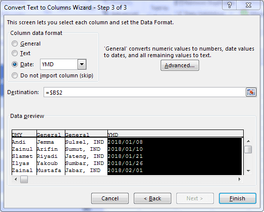 Text to Columns Excel : Cara Memisahkan Data atau Split Cell di Excel