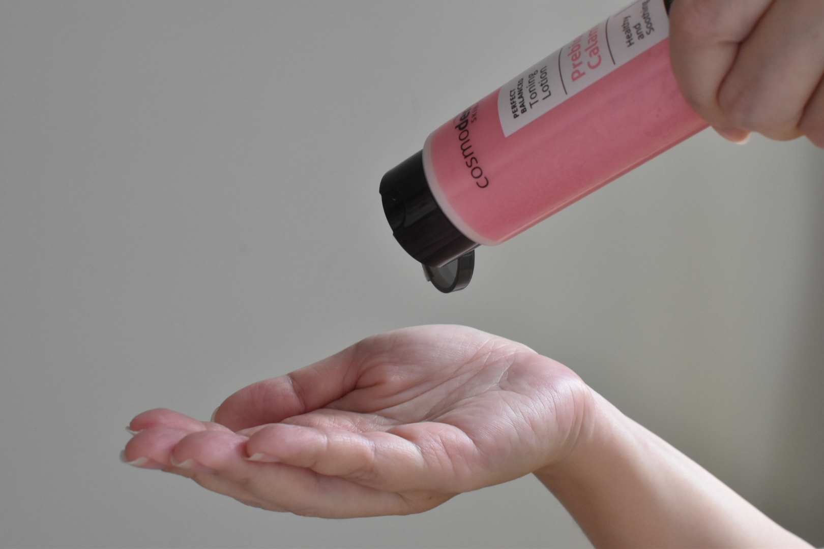 Betty's Journey: Review: Cosmoderm Perfect Balanced , A Simple Pink Routine