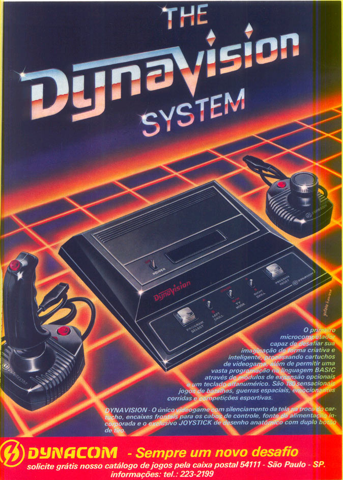 Retrogamer NES: Post 50: Anúncios do Dynavision