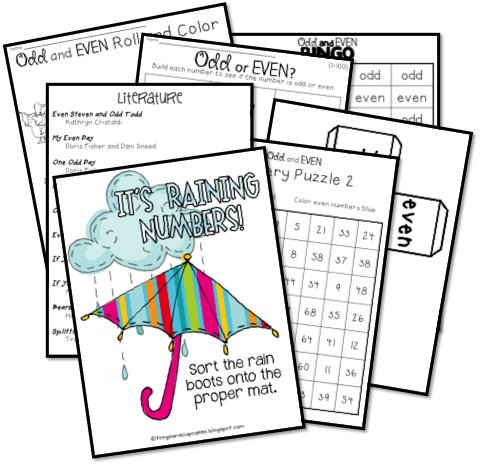 Tales of Frogs and Cupcakes: Odd and Even Numbers!