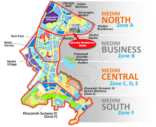 Iskandar Residences, Medini: Master Plan & Site Plan