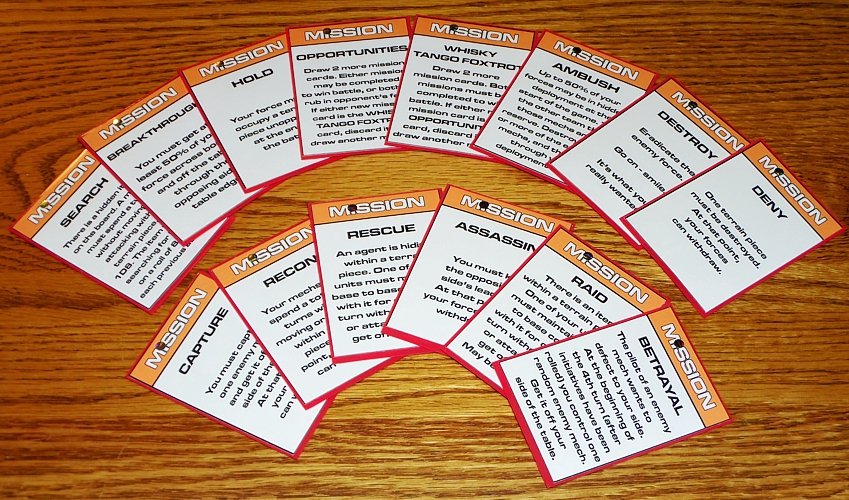 RavenFeast's Mead Hall: Meka Tac - GSRE: Mission Cards!