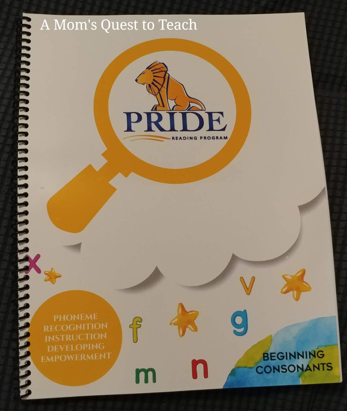 A Mom's Quest to Teach: Learning to Read: Review of the PRIDE Reading ...