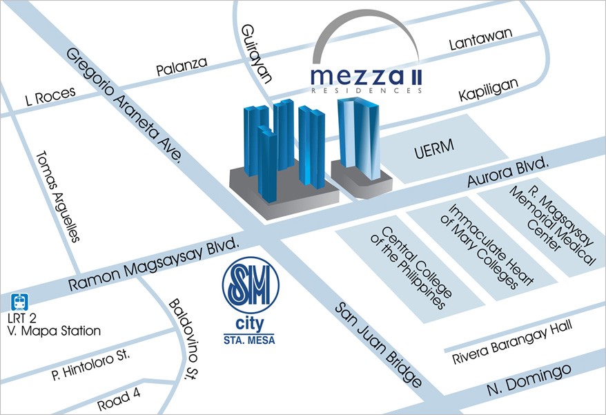 Mezza II Residences across SM Sta Mesa: Mezza II Residences across SM ...