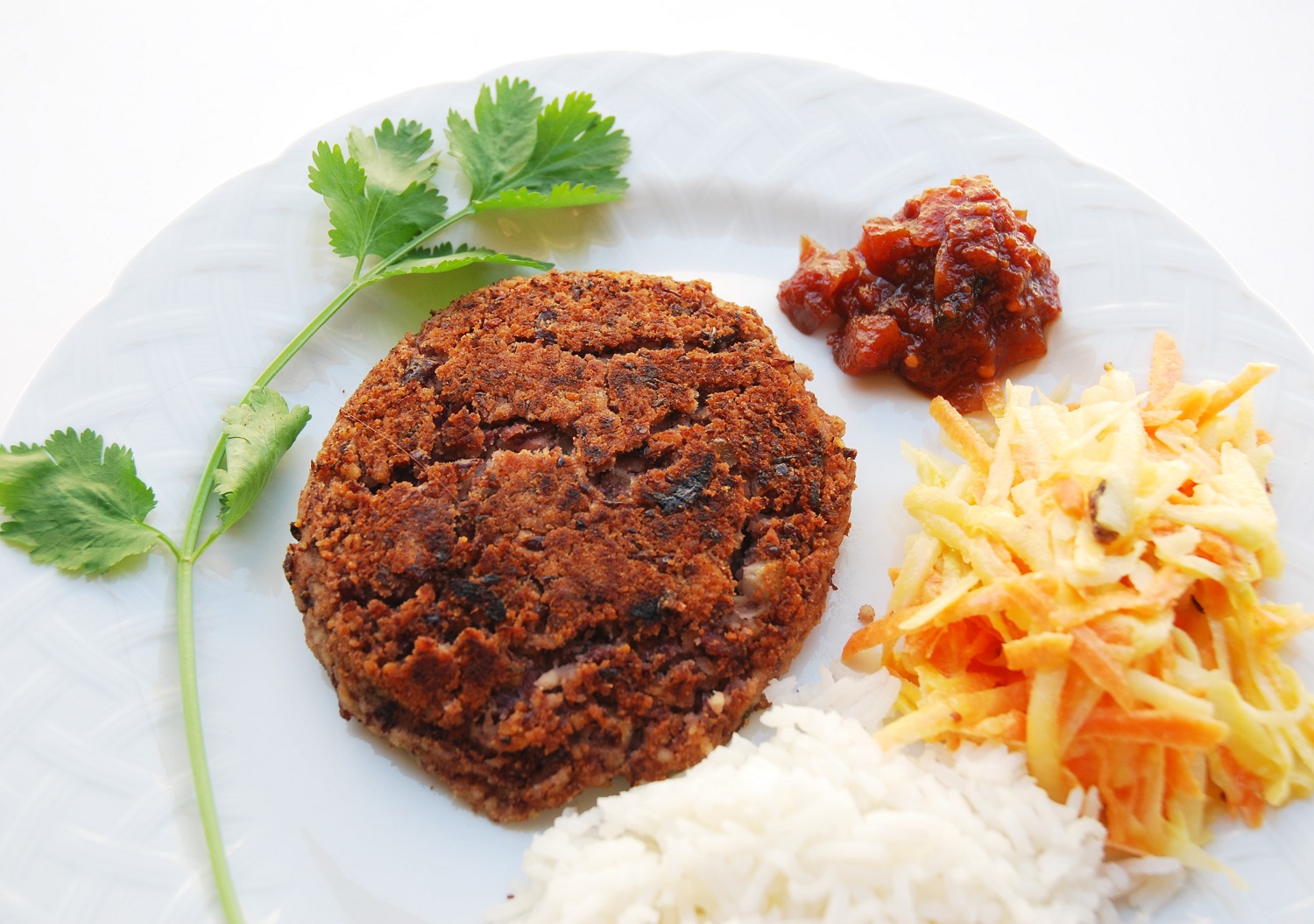 Galettes de haricots rouges