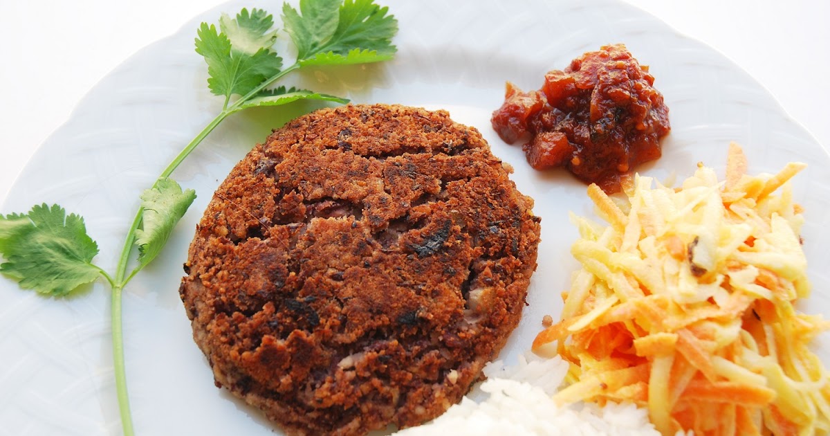 Galettes de haricots rouges