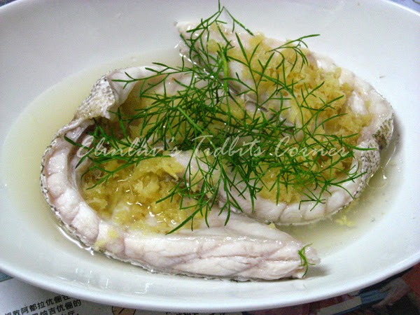 Elinluv's Tidbits Corner: Steamed Garoupa Fish Belly