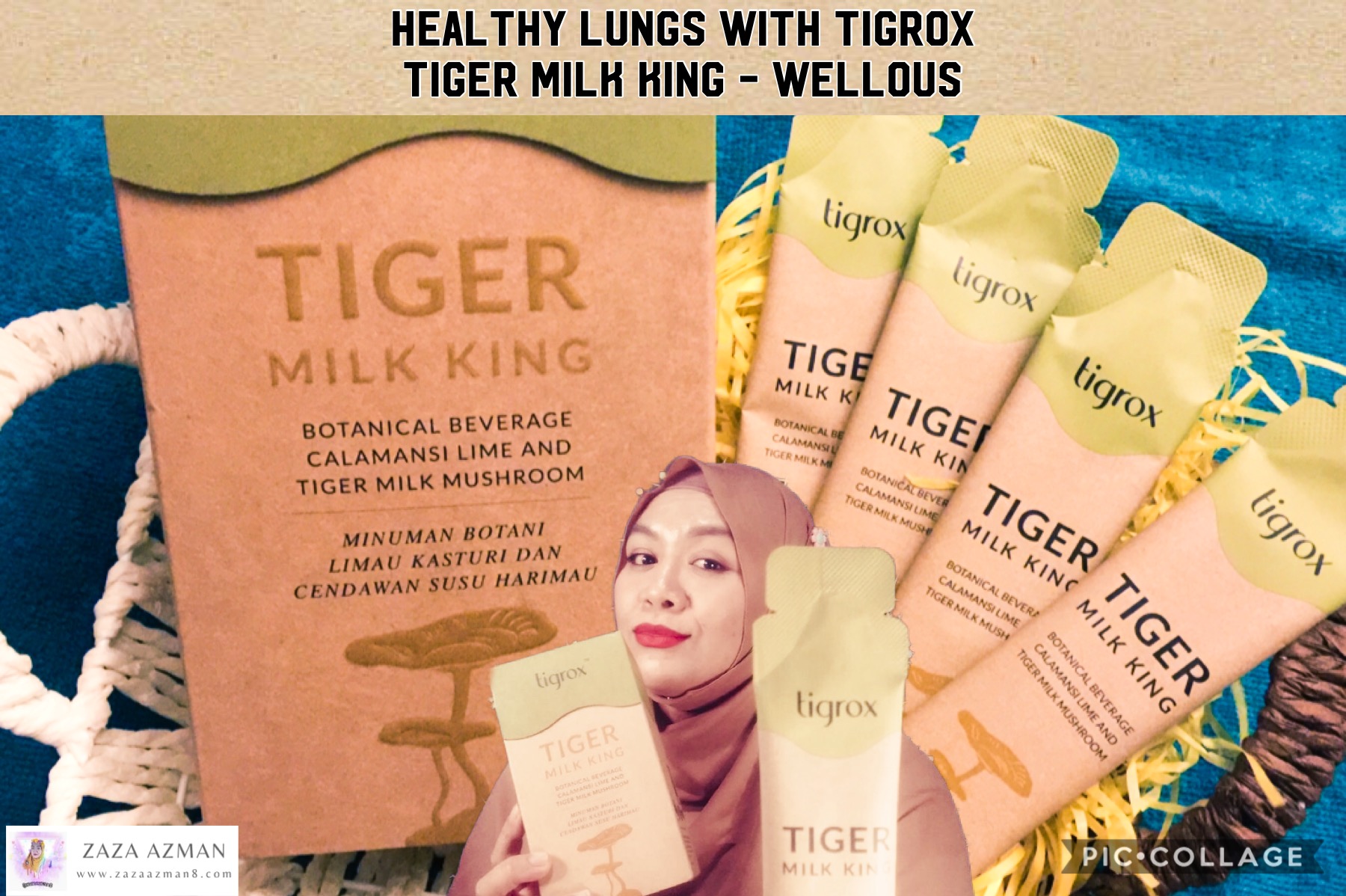 KEEP YOUR LUNGS HEALTHY WITH TIGER MILK KING FROM WELLOUS - TIGROX SERIES - ZAZA REVIEW
